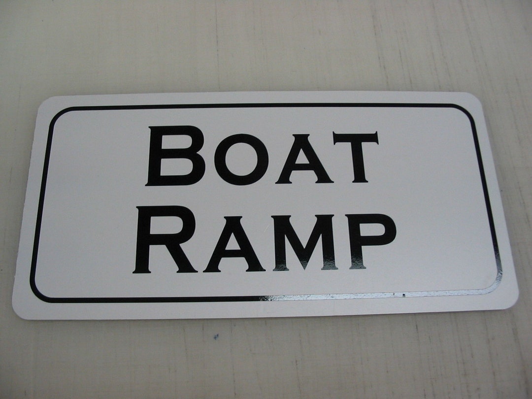 BOAT RAMP Metal Sign - Etsy