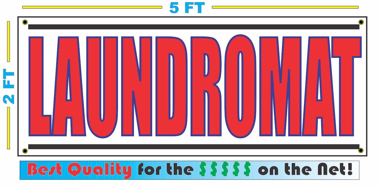Laundromat Banner Sign - Etsy