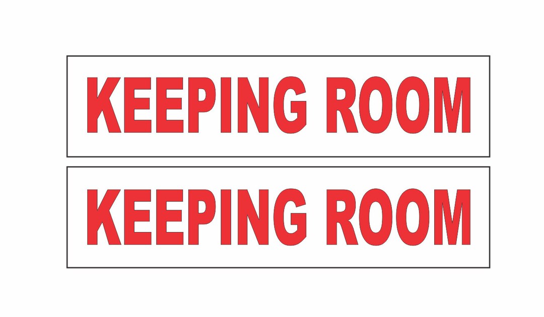 6x24 KEEPING ROOM Red & White Real Estate Rider Sign Buy 1 Get 1 FREE ...