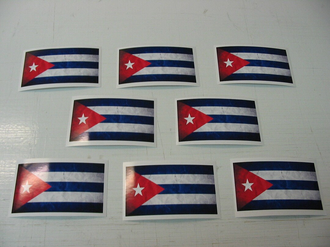 CUBAN CUBA FLAG Car Truck Suv Decal Window Bumper Sticker 8 - Etsy
