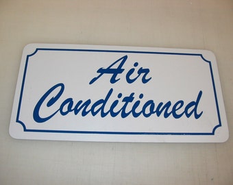 Air Conditioned Sign - Etsy