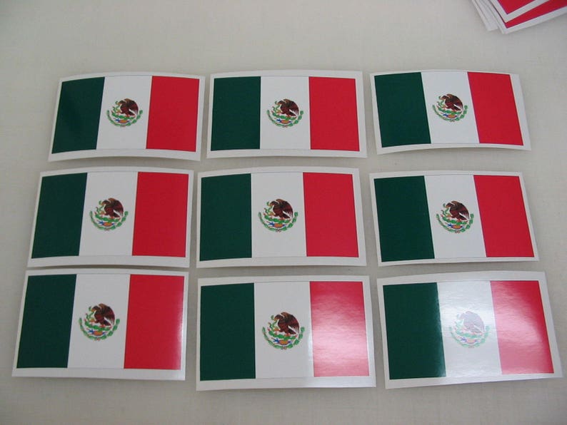 MEXICO MEXICAN FLAG Car Truck Decal Window Bumper Sticker 8 - Etsy