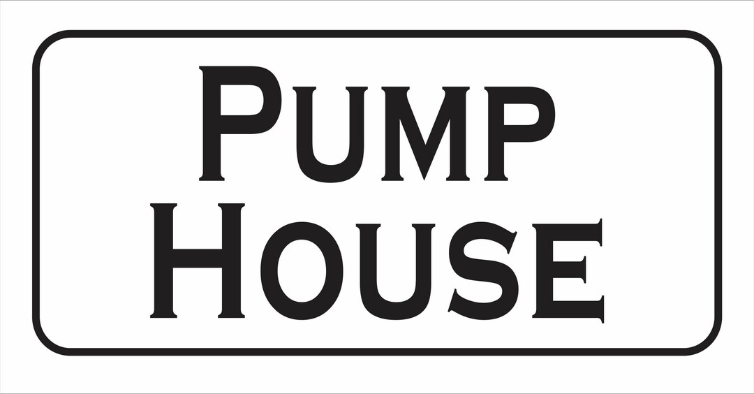 PUMP HOUSE Metal Sign for Farm Ranch Decor Golf Course - Etsy