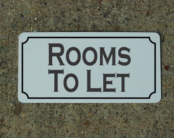 Rooms to Let Sign - Etsy