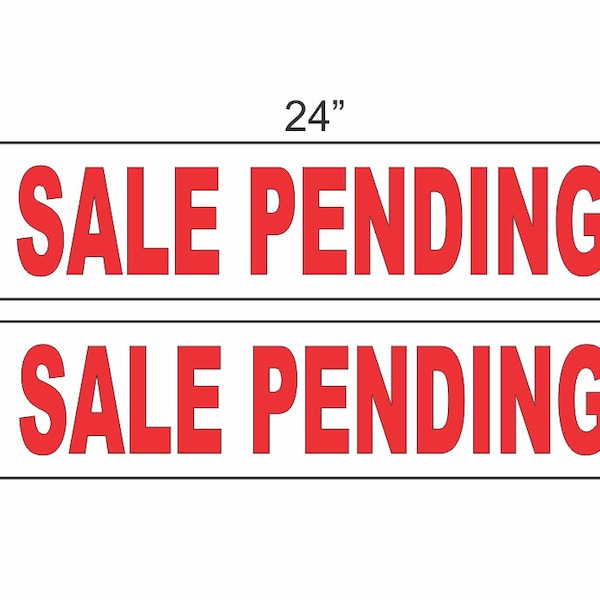 Sale Pending Sign - Etsy