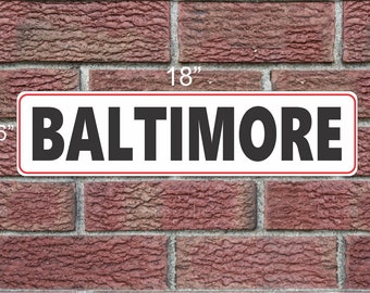 Baltimore Road Sign - Etsy