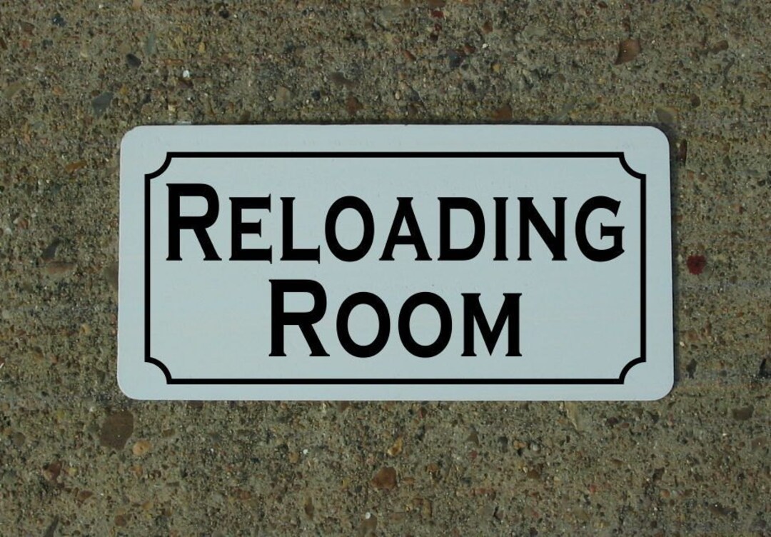RELOADING ROOM Metal Sign for Farm Ranch Gun Shooting Range - Etsy