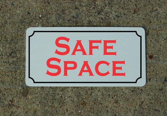 SAFE SPACE Metal Sign for Barn Coop Farm Ranch or Kitchen | Etsy