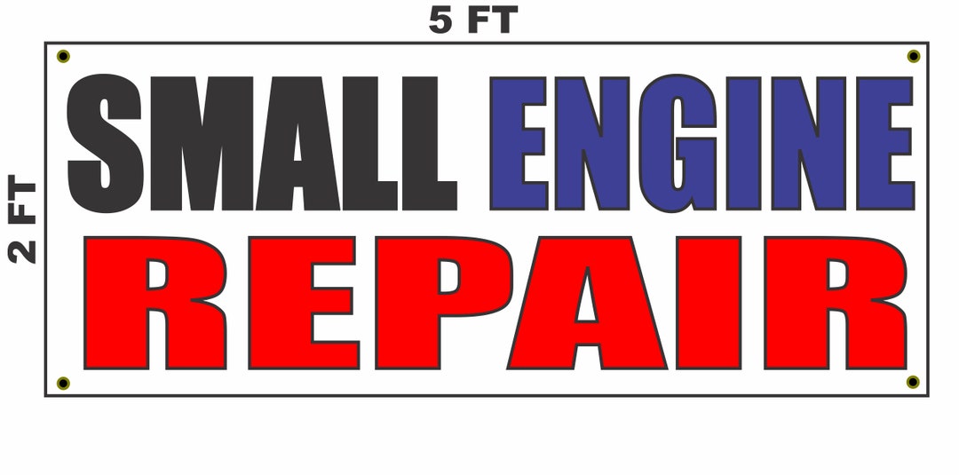 Small Engine Repair Banner Sign - Etsy