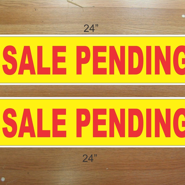 Sale Pending Sign - Etsy