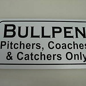 Bullpen Sign - Etsy