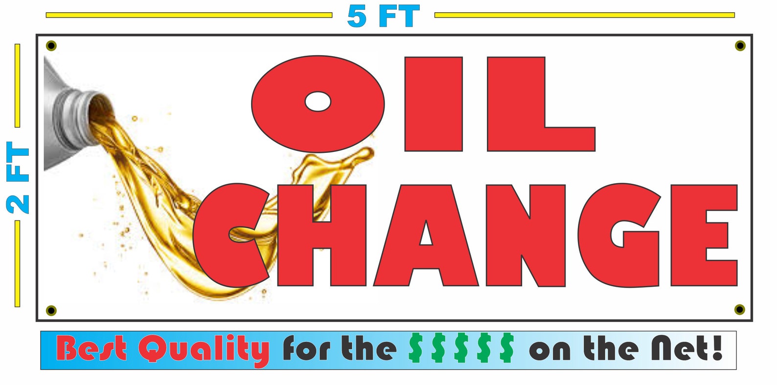 Oil Change Banner Sign - Etsy