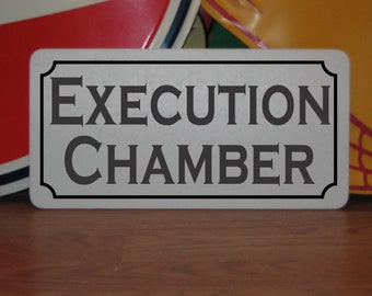 Execution Sign - Etsy