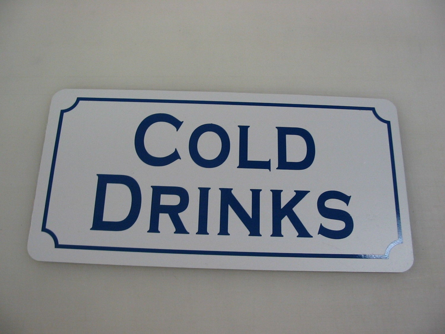 COLD DRINKS Metal sign | Etsy