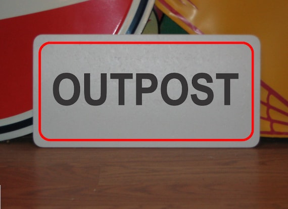 OUTPOST 6x12 Metal Sign for Military Army Marines - Etsy