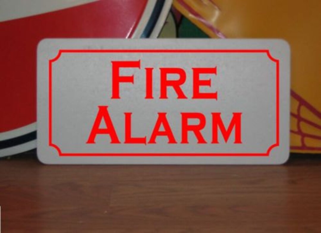 FIRE ALARM Metal Sign - Etsy