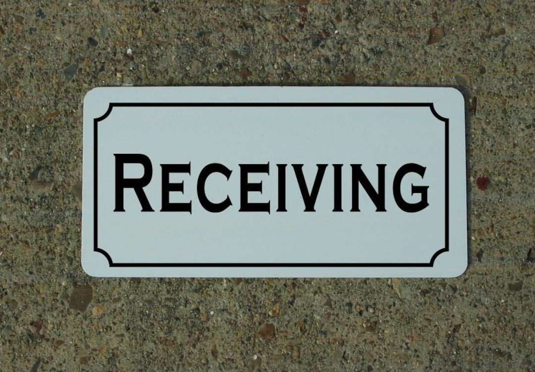 RECEIVING Metal Sign for Shipping Loading Dock - Etsy
