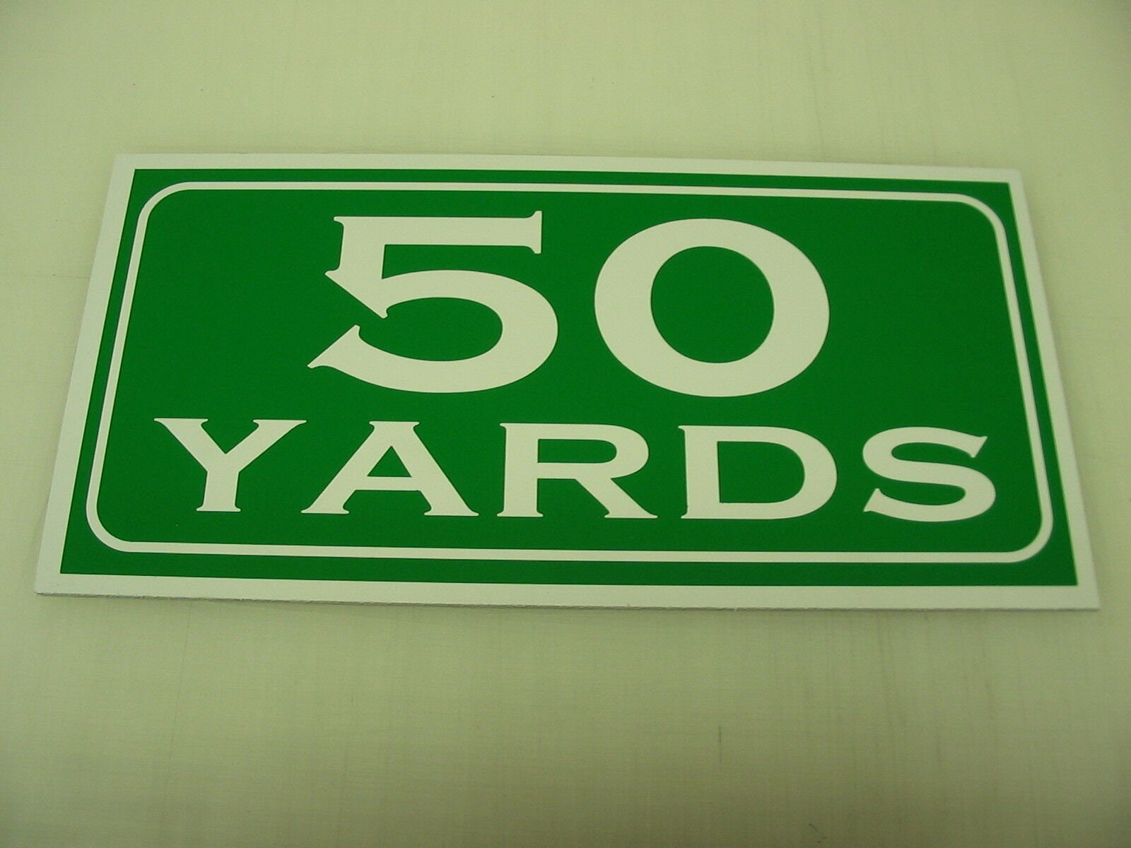 50 Yard Marker Metal Golf Sign, Vintage Look - Etsy