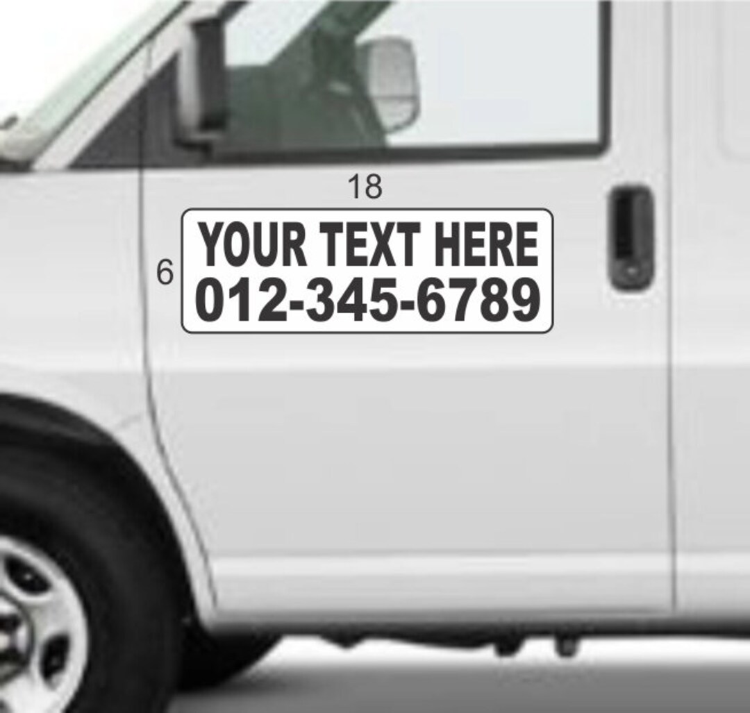 CUSTOM TEXT / Size Magnets 6x18 - Etsy