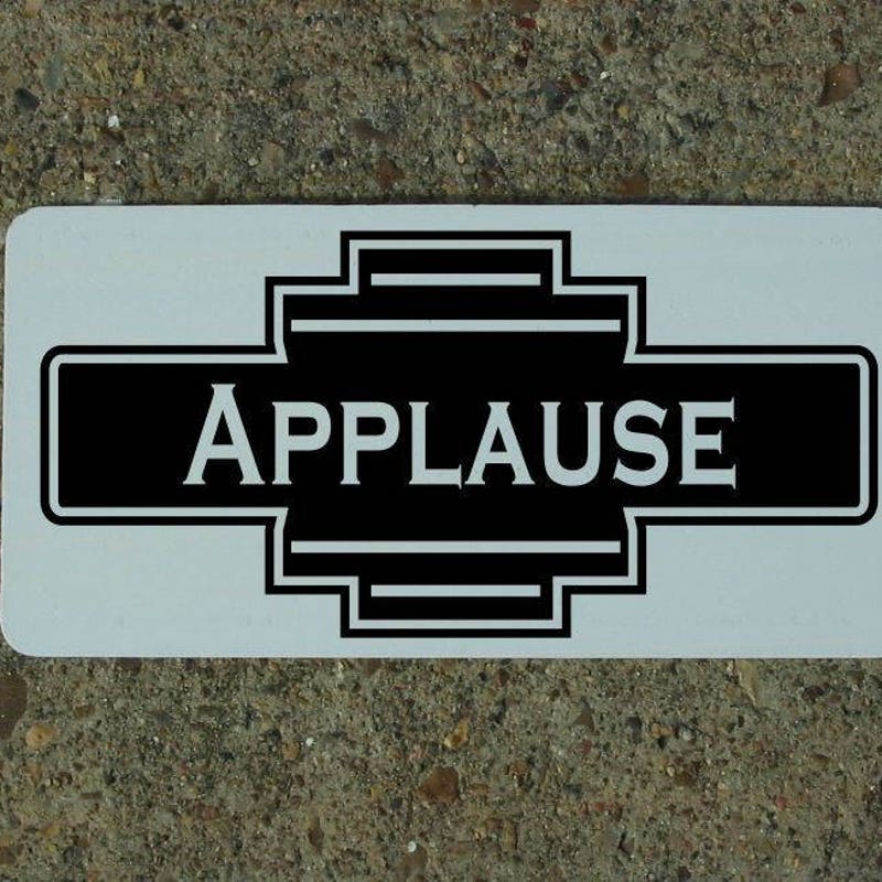 Applause Sign - Etsy