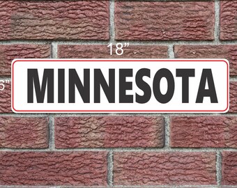 Minnesota Road Sign - Etsy