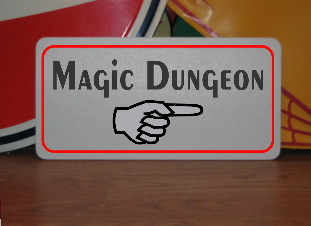 Magic Dungeon Metal Sign Bdsm S&M Decor Bedroom Bathroom Bondage - Etsy