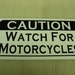 Watch for Motorcycles Metal Sign, Garage Decor (6x12) - Etsy