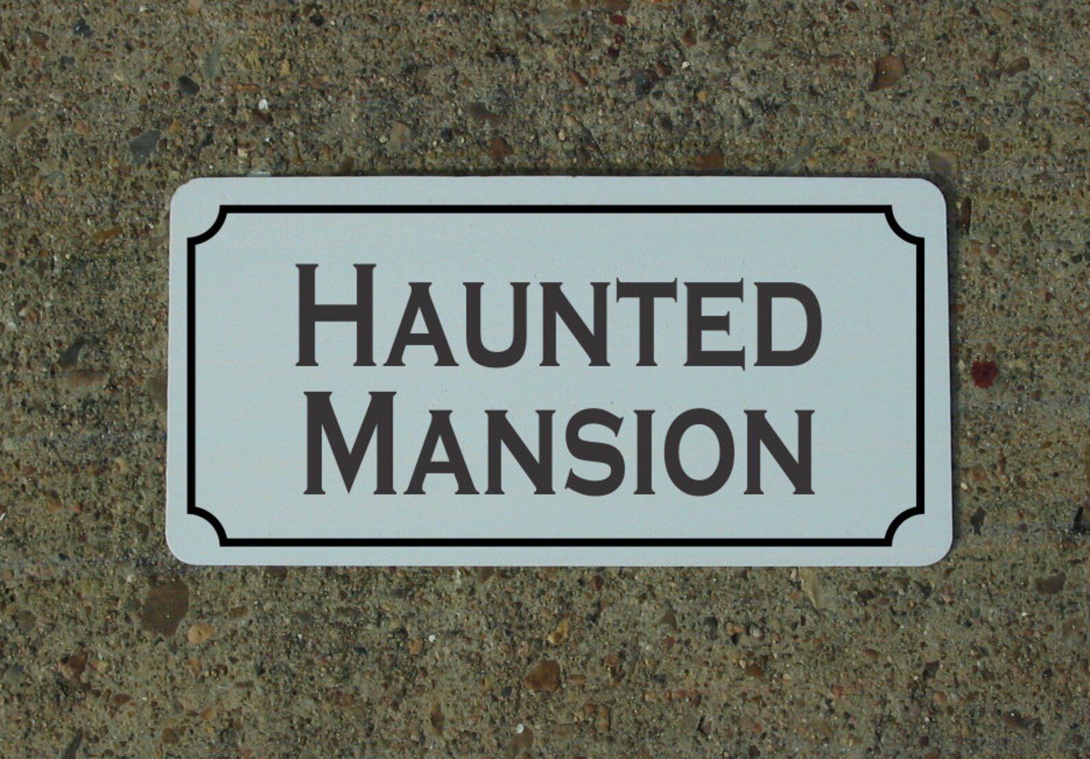 Haunted Mansion Metal Sign for Haunted House Halloween Ghost - Etsy