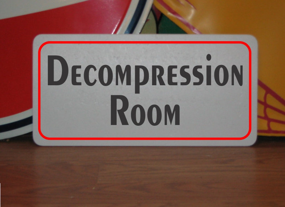 Decompression Room Metal Sign for Scuba Dive Boat Equipment Snorkle ...