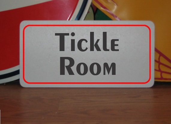 Tickle Room Metal Sign | Etsy