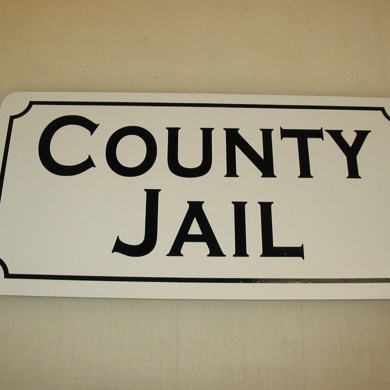 Jail Sign - Etsy