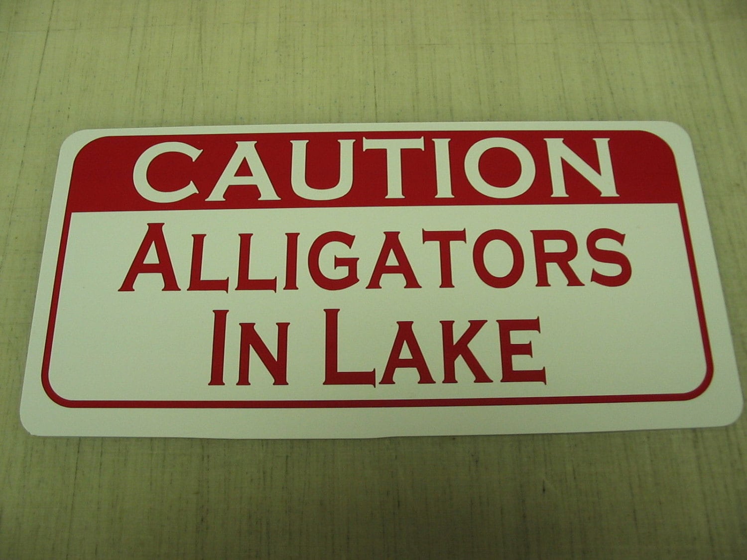 Caution Alligators in Lake Metal Sign for Farm Ranch Golf | Etsy