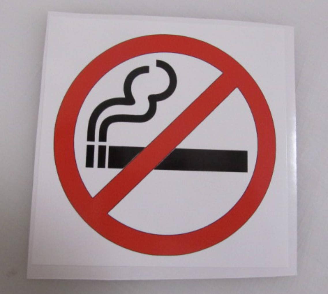 NO SMOKING Symbol Decal Sticker osha Dot Safety Construction | Etsy