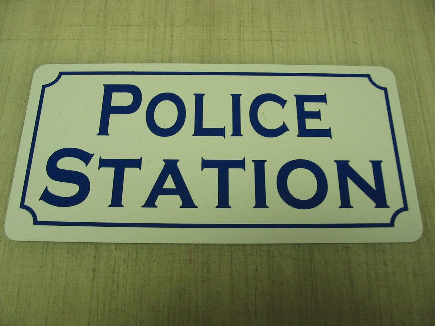 POLICE STATION... Metal Sign for Barn Coop Farm Ranch or | Etsy