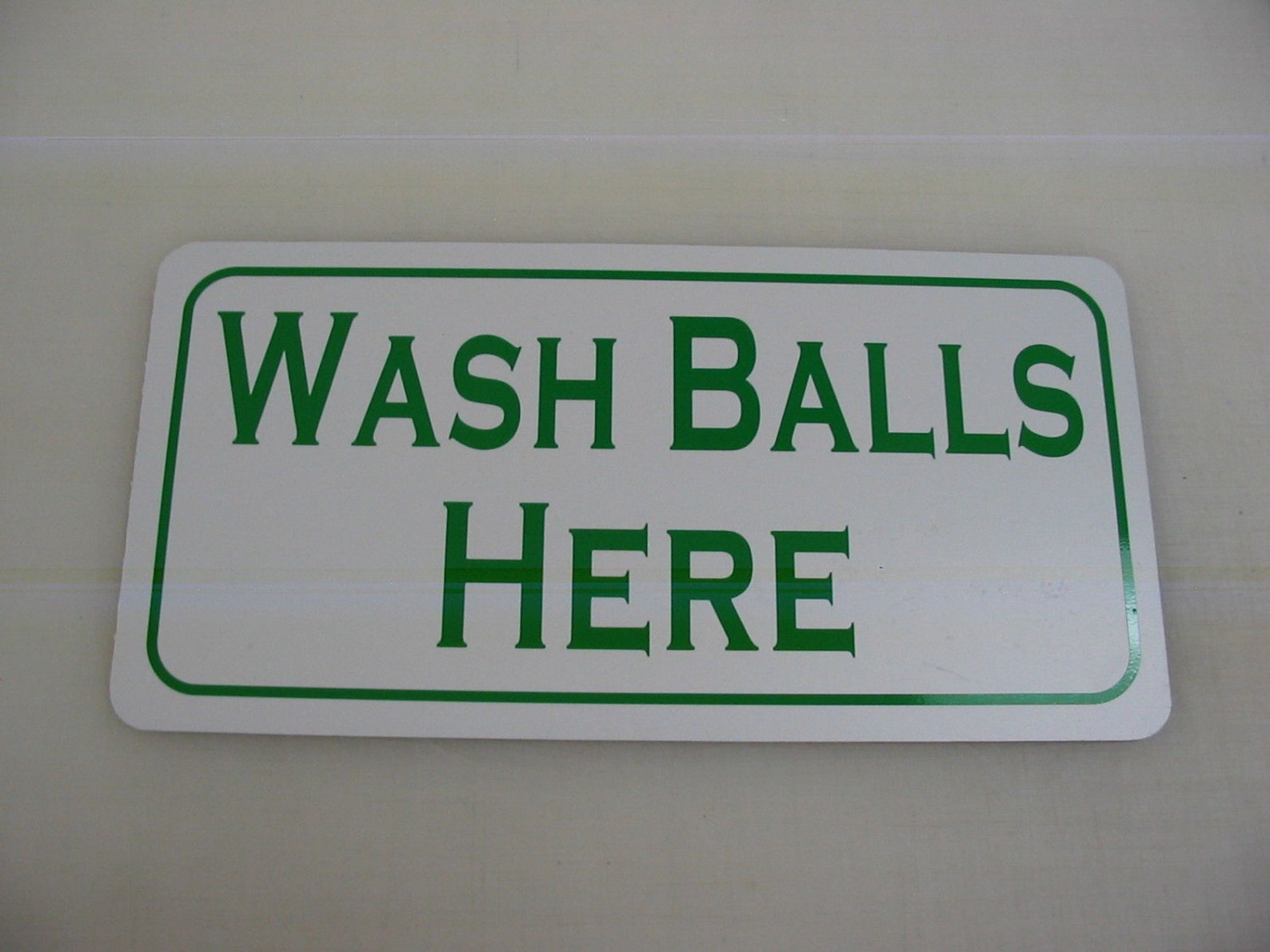 WASH BALLS HERE Metal Sign for Golf Course Club Ball Washer | Etsy