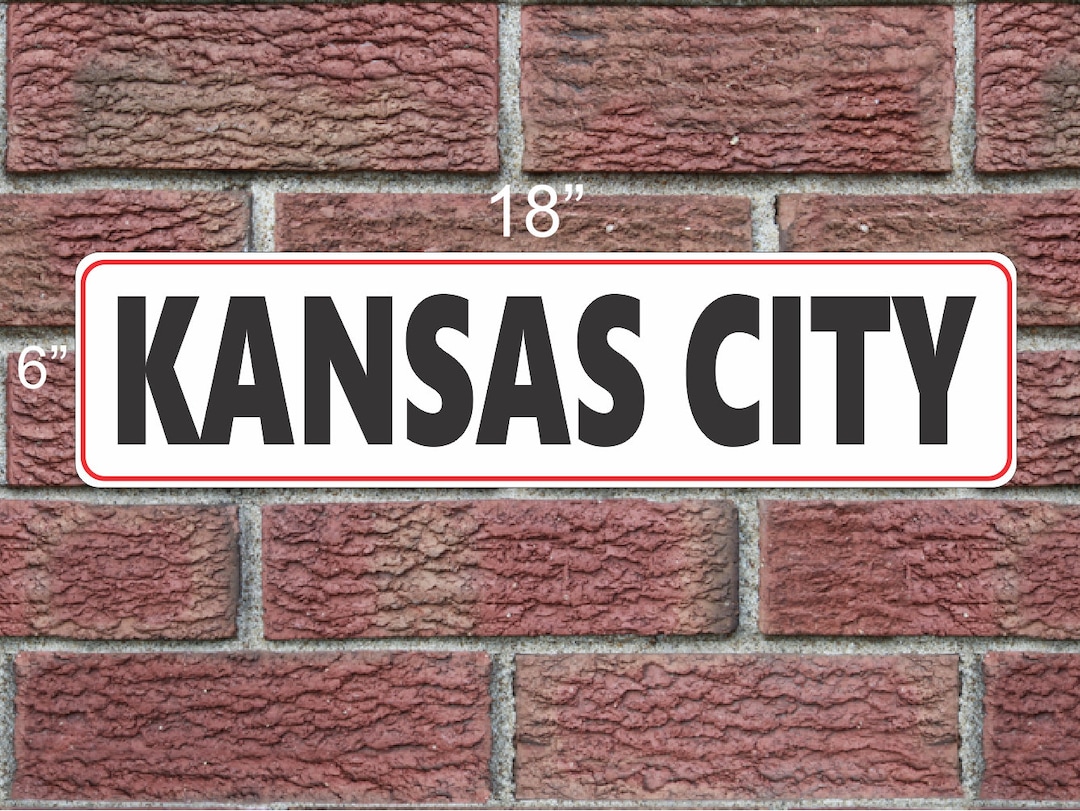 KANSAS CITY Metal Sign - Etsy
