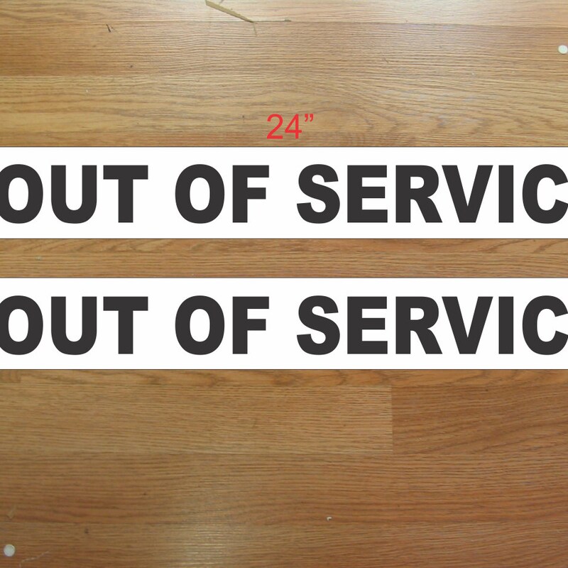 Out of Order Signs - Etsy Australia