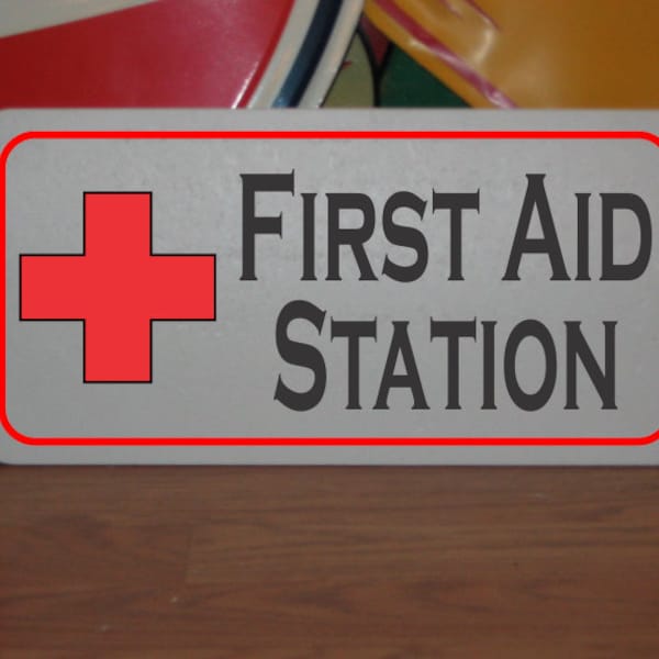 First Aid Station Sign - Etsy