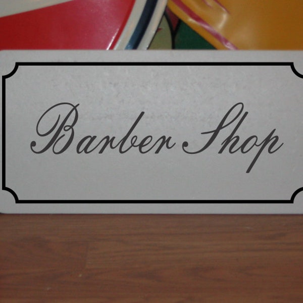 Antique Barber Shop Sign - Etsy