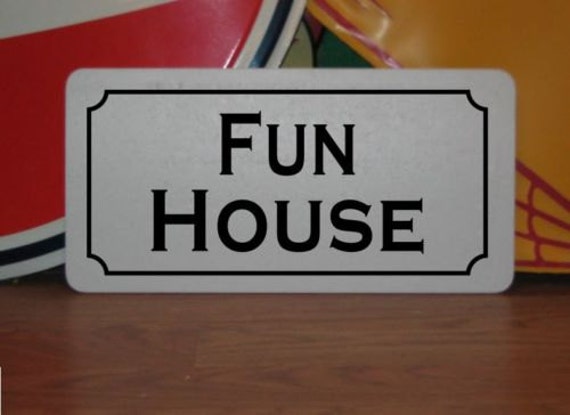 FUN HOUSE Metal Sign for Carnival Amusement Park Boardwalk | Etsy