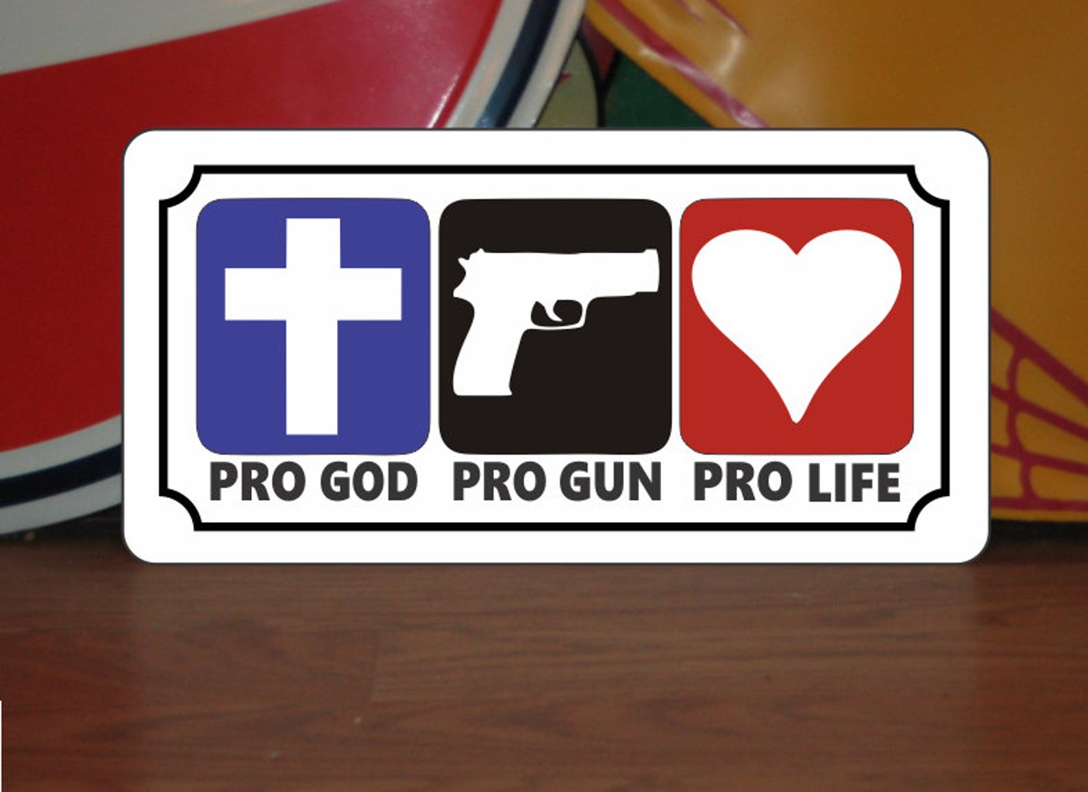 Pro GOD Pro GUN Pro LIFE Metal Sign 6x12 - Etsy