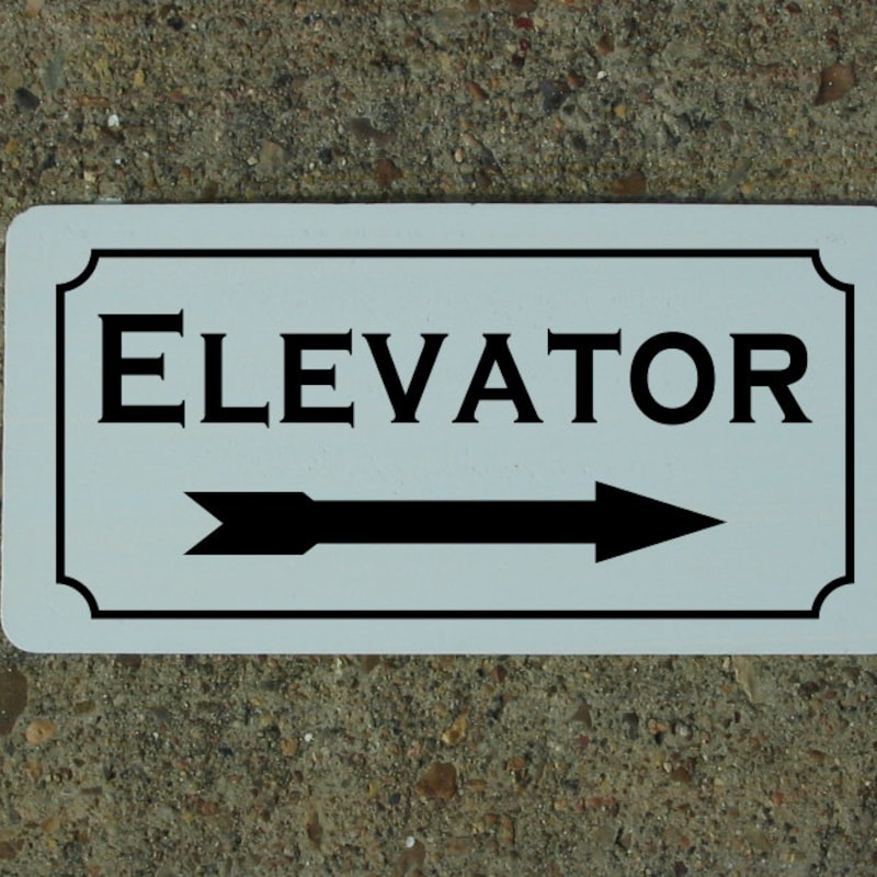 Elevator Sign - Etsy