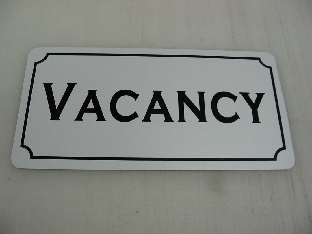VACANCY Hotel Motel Retro Metal Sign for Apartment Trailer Park - Etsy