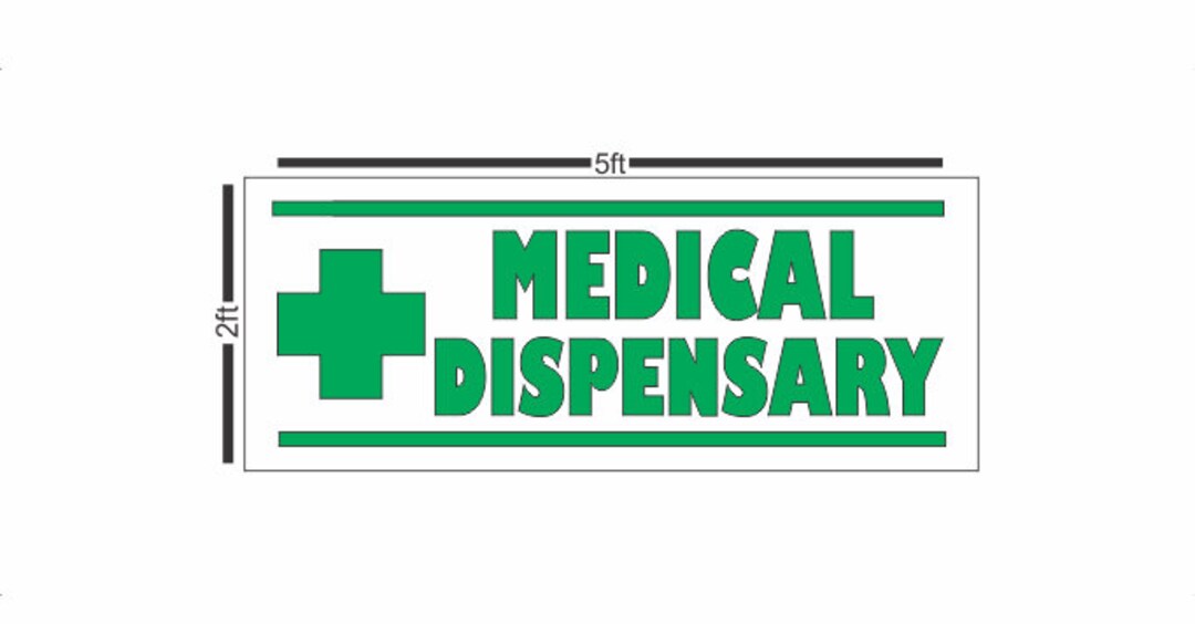 Medical Dispensary Banner Sign - Etsy