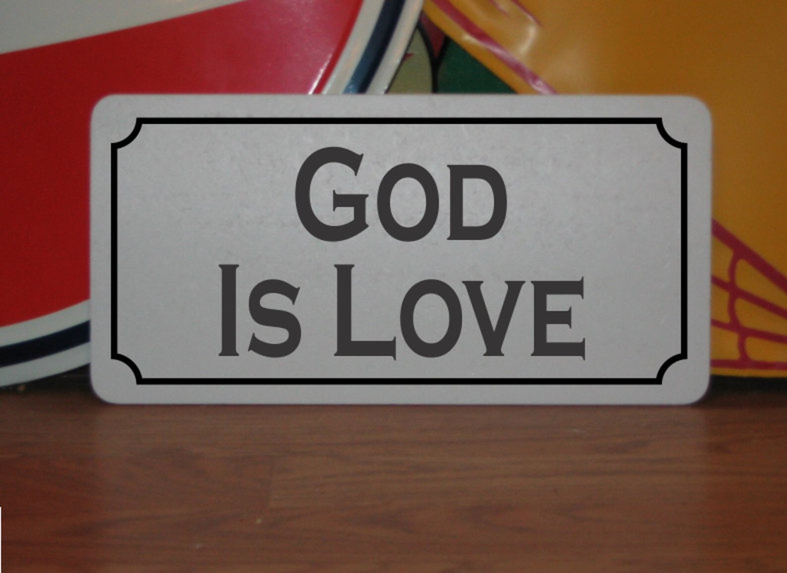 God is Love Metal Sign for Church Sunday School Study - Etsy