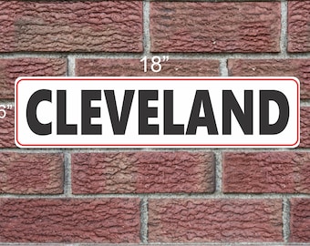 Cleveland Street Sign - Etsy