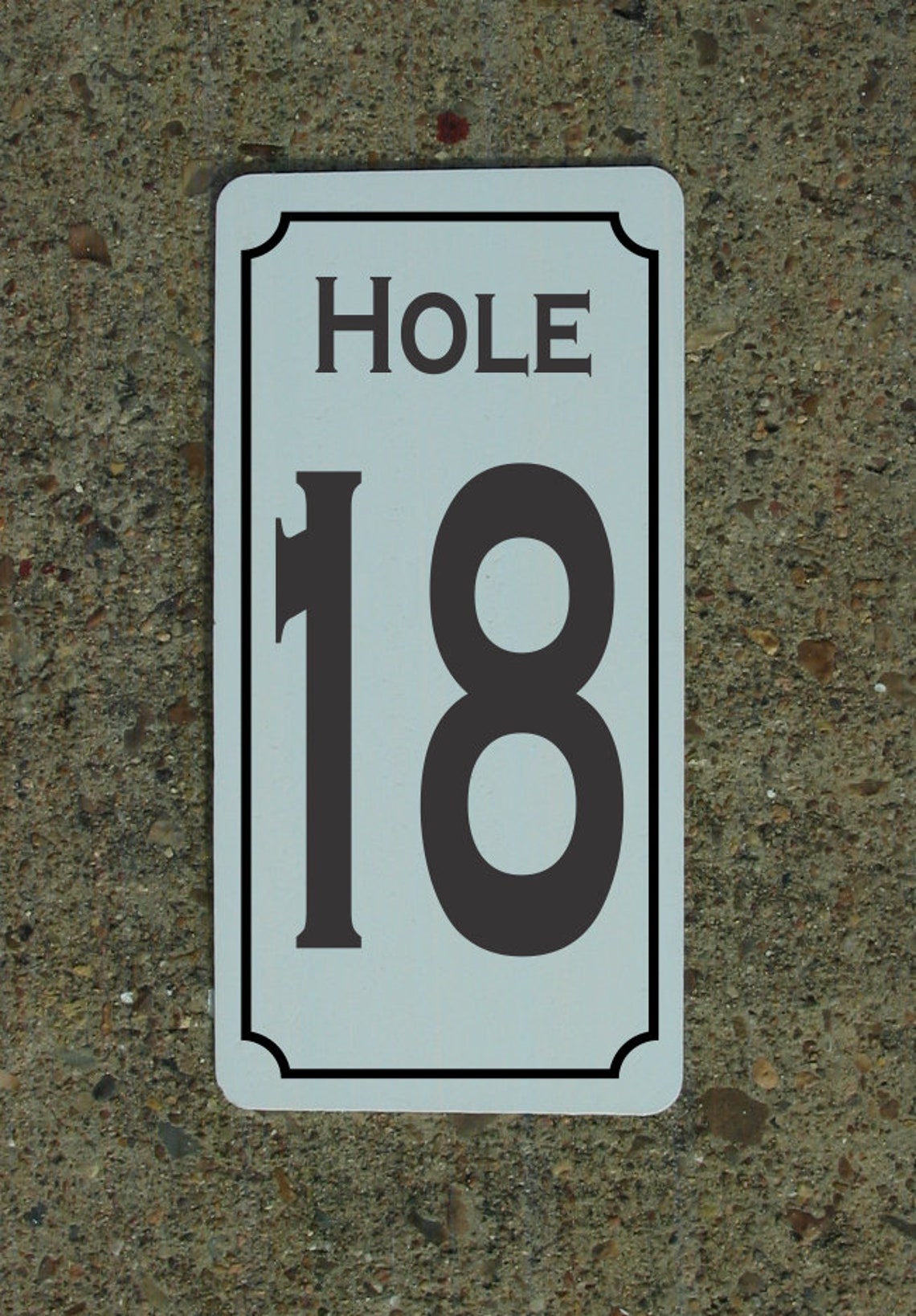 Hole 18 Metal Sign for Golf Course Driving Range Pro Shop Nineteenth - Etsy