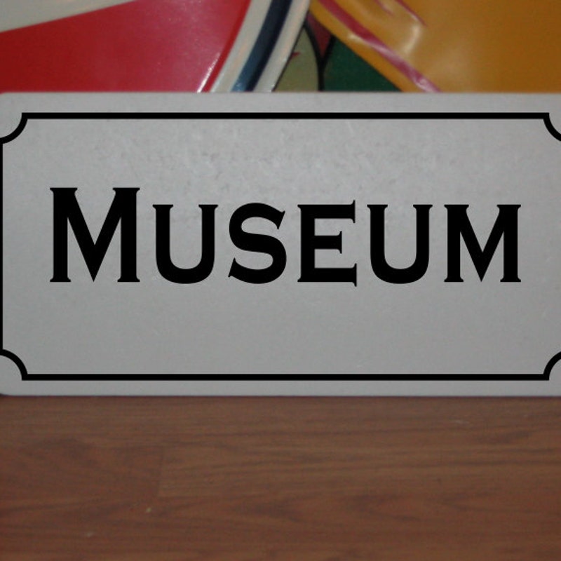 Museum Plaque - Etsy