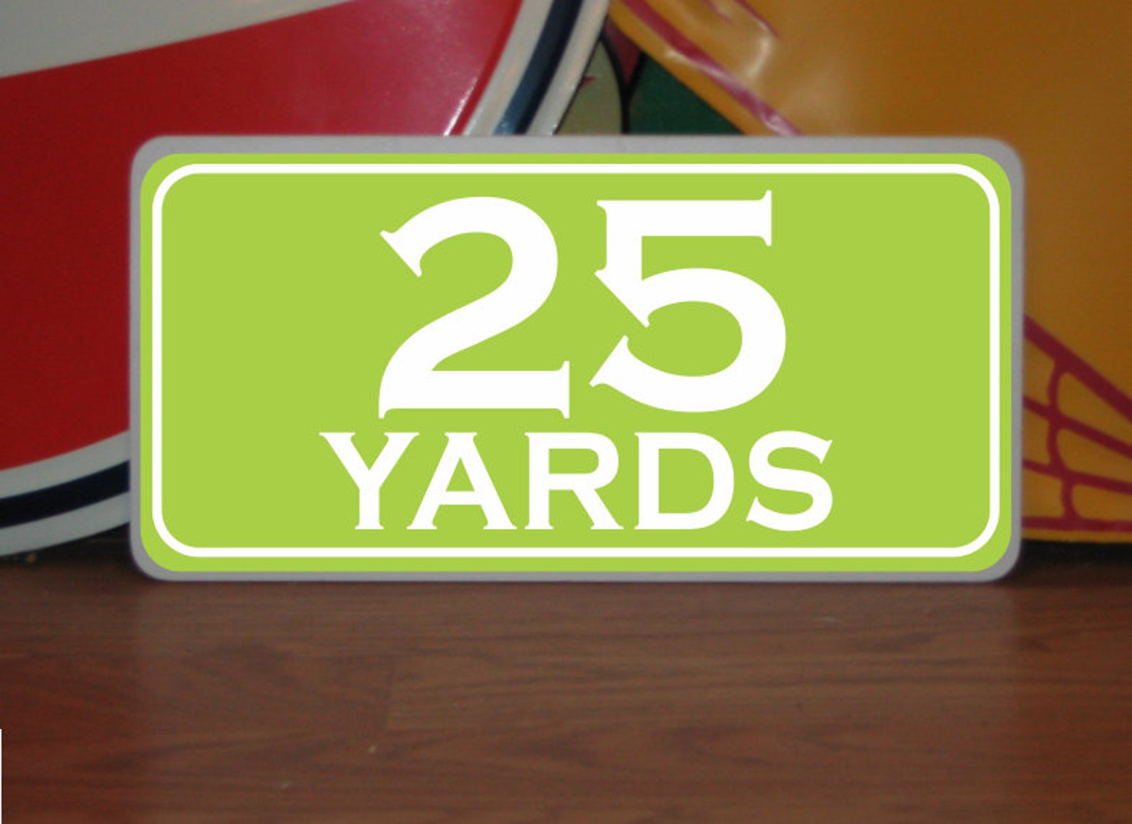 25 YARDS MARKER Metal Sign 4 Golf Club Yardage for Golf Course - Etsy