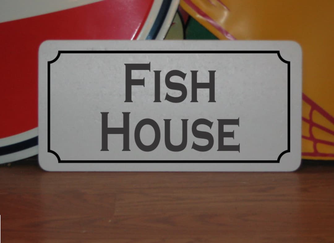 FISH HOUSE Metal Sign for Fry Fried Restaurant Food Truck - Etsy
